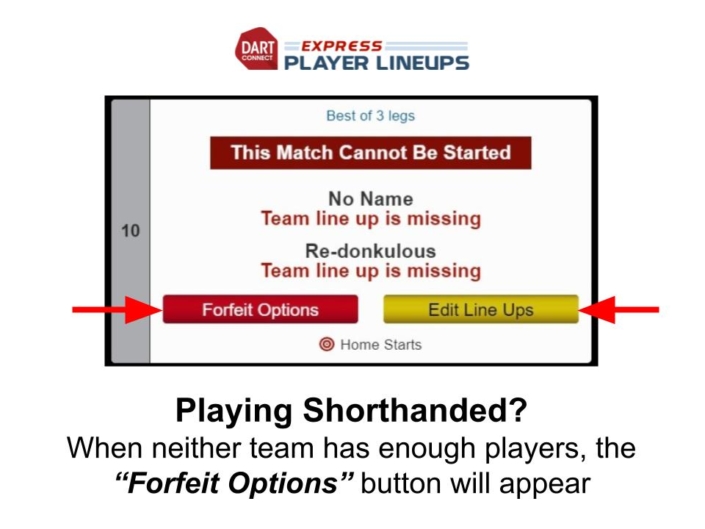 Express Player Lineup – Frequently Asked Questions (FAQ) – DartConnect