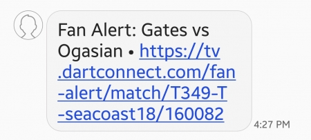 Fan Alerts – DartConnect