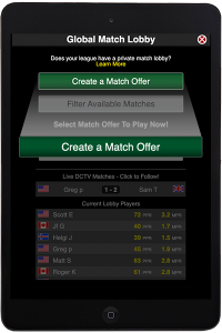 Online Match Lobby – DartConnect